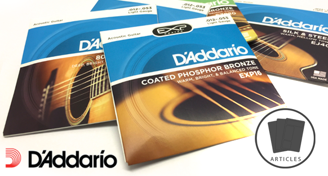 D'Addario Acoustic Strings – SoundUnlimited