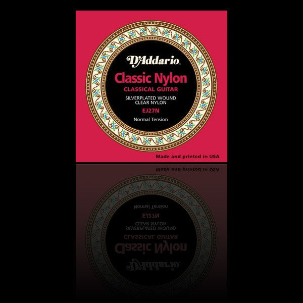 D'Addario EJ27N Student Nylon Classical Guitar Strings, Normal Tension ...